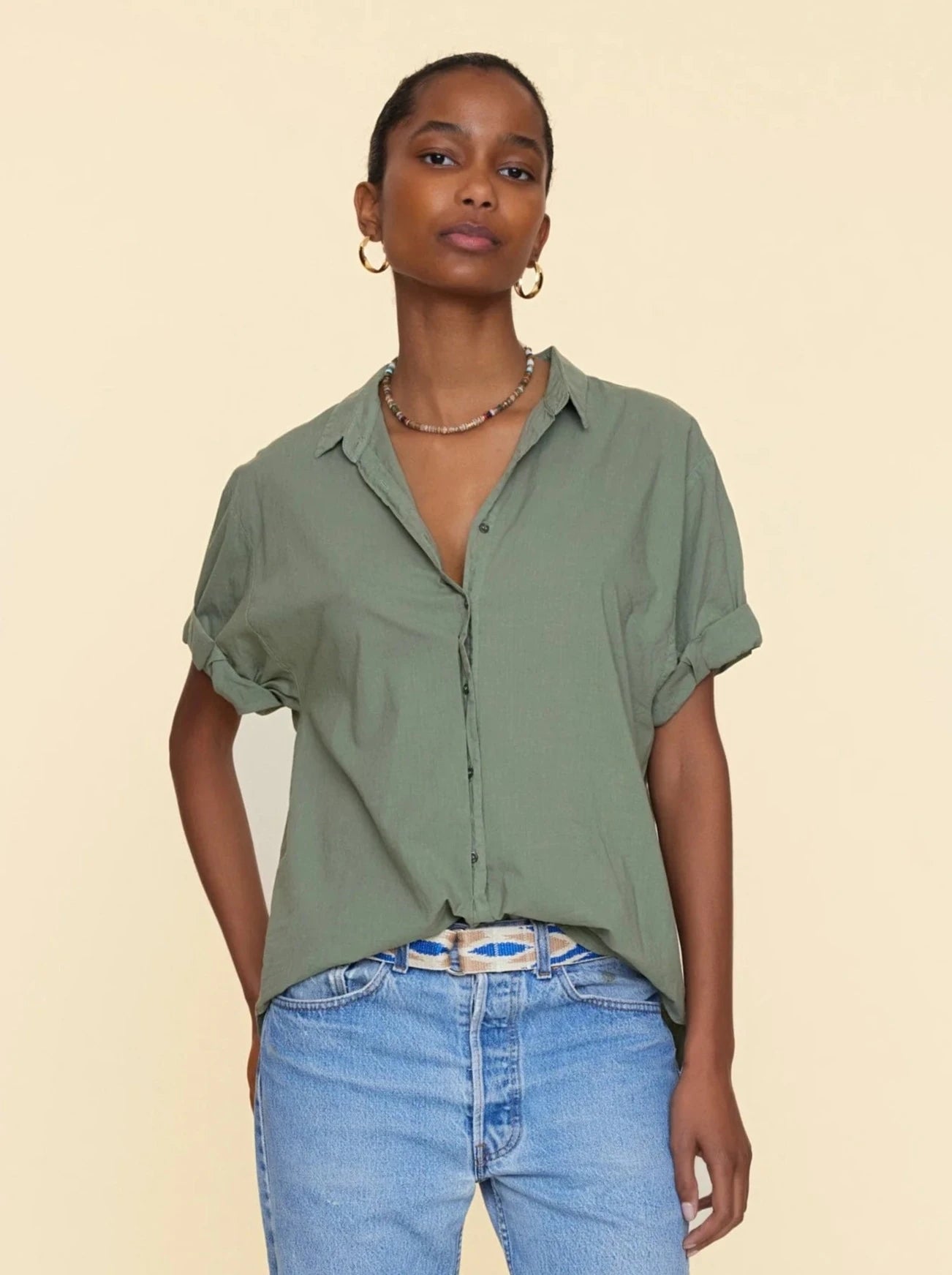 Channing Shirt in Mossy – ELI